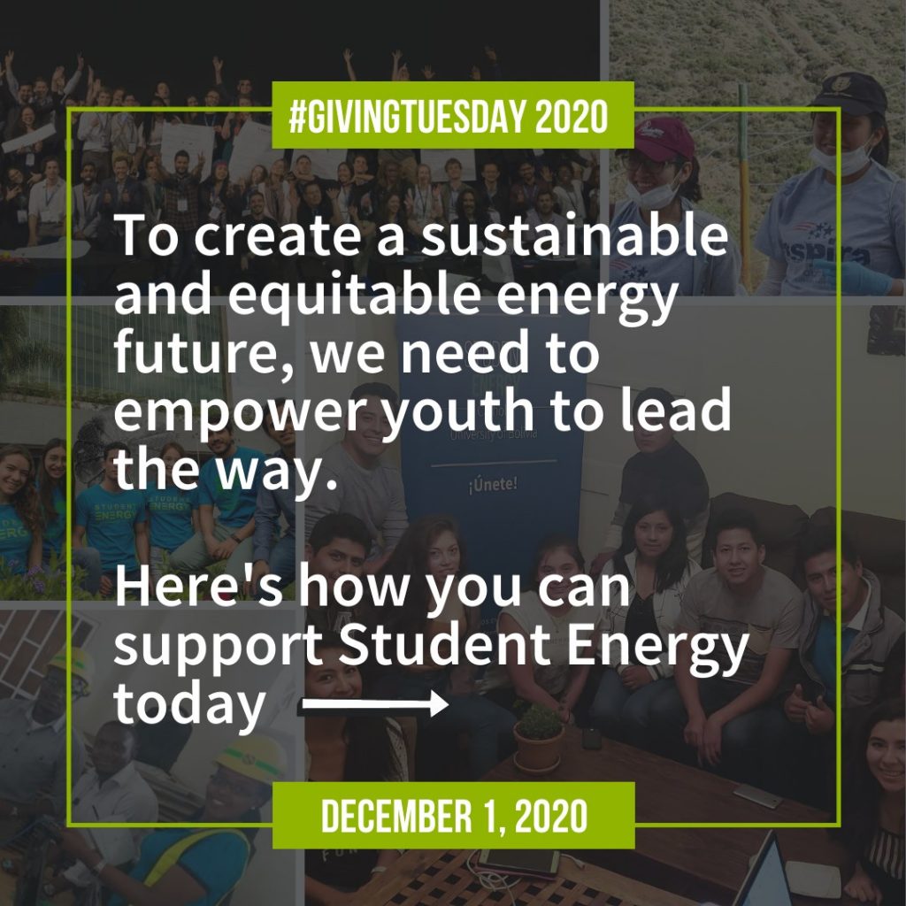 Giving Tuesday — Student Energy
