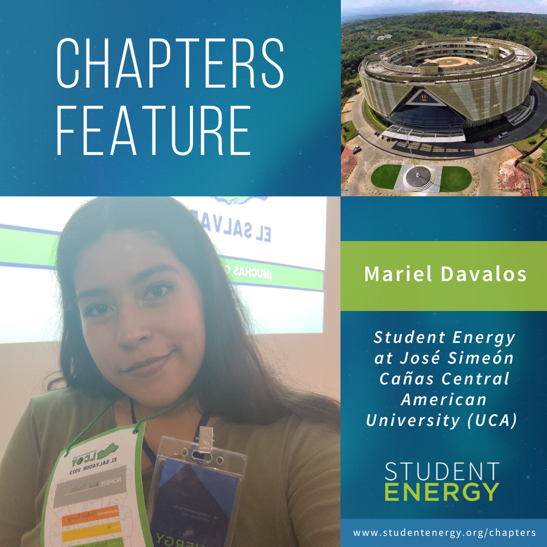 Chapters Program Spotlight: Mariel Davalos of José Simeón Cañas Central ...